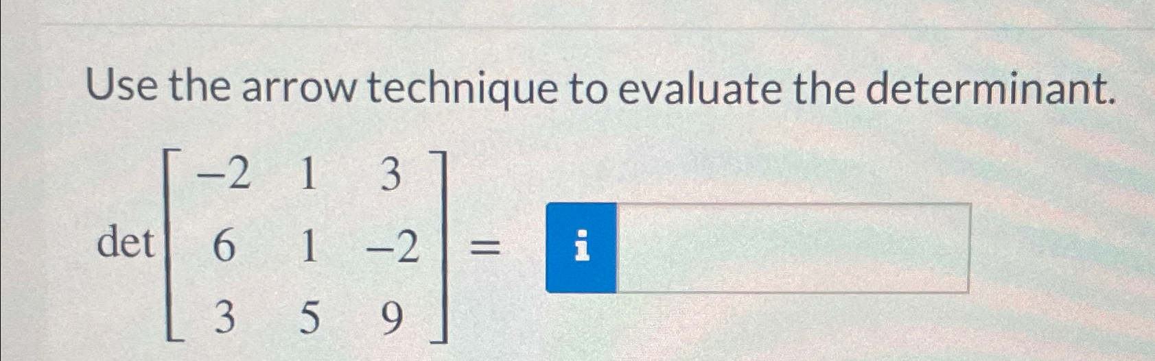Solved Use the arrow technique to evaluate the | Chegg.com