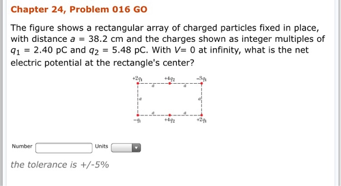 Solved Chapter 24, Problem 016 GO The figure shows a | Chegg.com