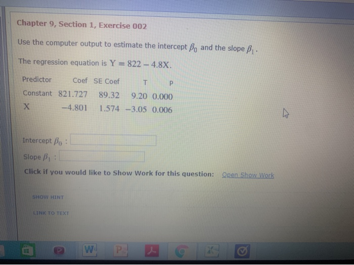 Solved Chapter 9, Section 1, Exercise 002 Use the computer | Chegg.com