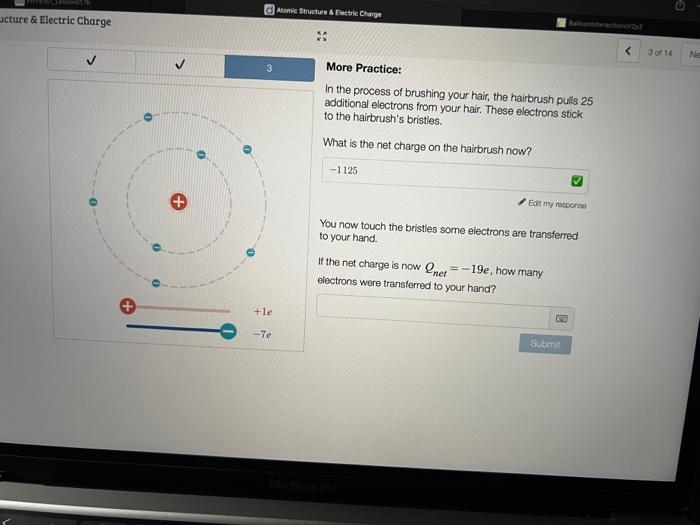 Solved More Practice: In the process of brushing your hair, | Chegg.com