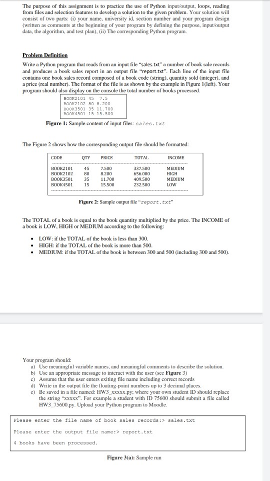 Solved Please Write program design at the beginning of | Chegg.com