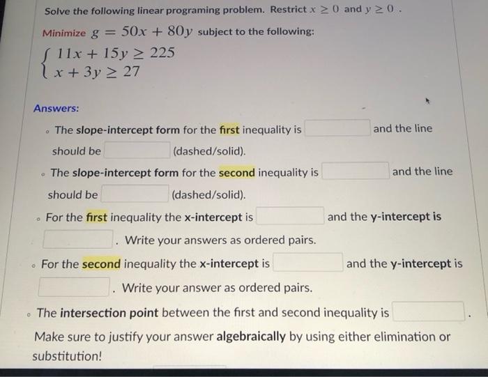 Solved Solve The Following Linear Programing Problem 8093