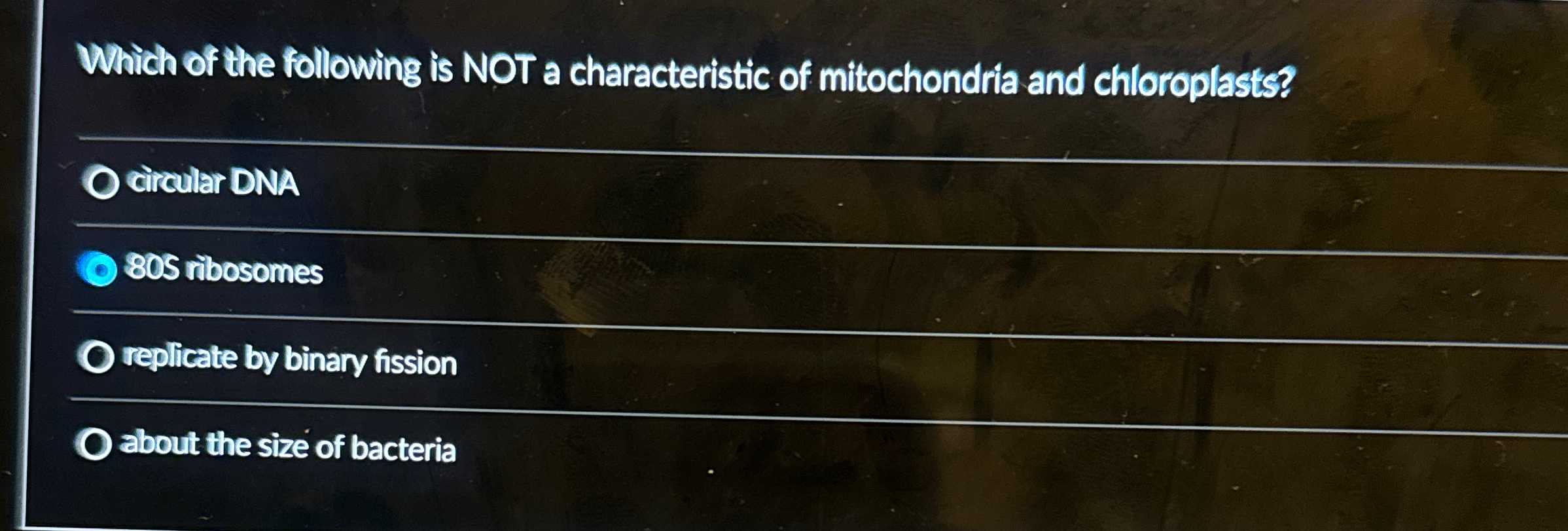 Solved Which of the following is NOT a characteristic of | Chegg.com