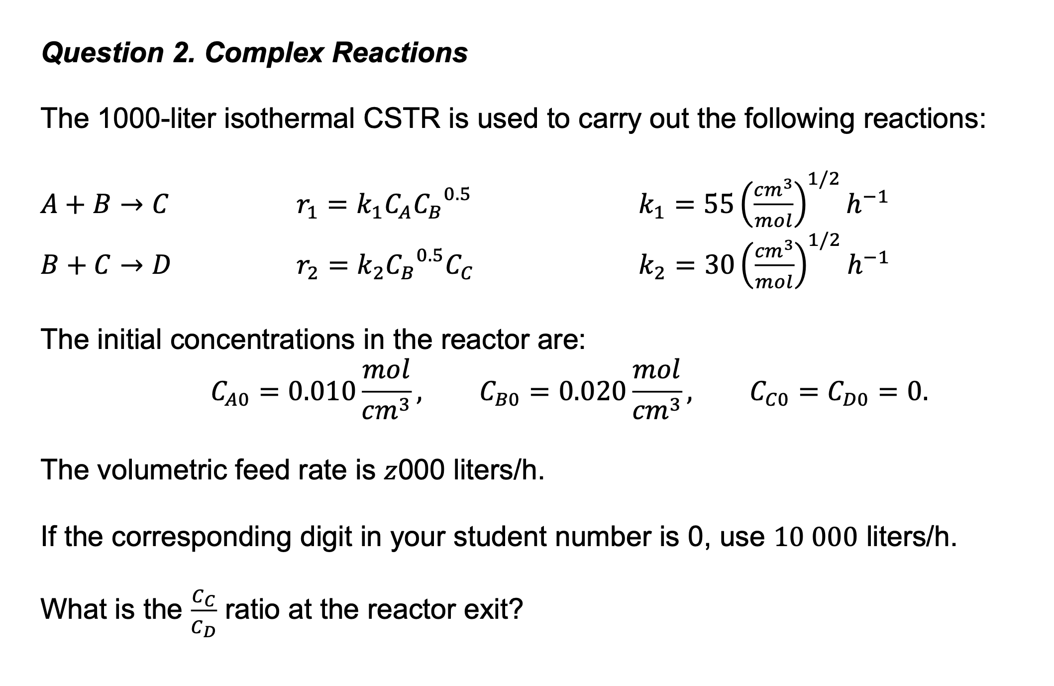 Solved Solve the following questions if z=2 | Chegg.com