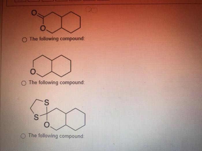 Solved What is the final product? The following compound: | Chegg.com