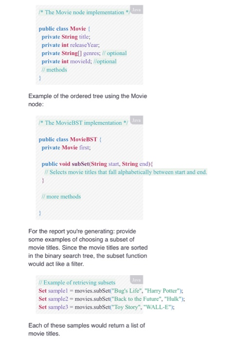 [A3] Movie Titles Learning Objectives • Continue | Chegg.com