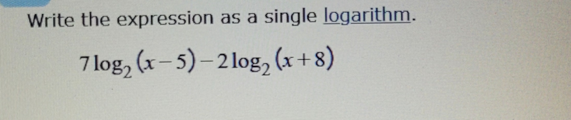Solved Write the expression as a single | Chegg.com