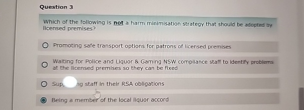 Solved Question 3Which of the following is not a harm | Chegg.com