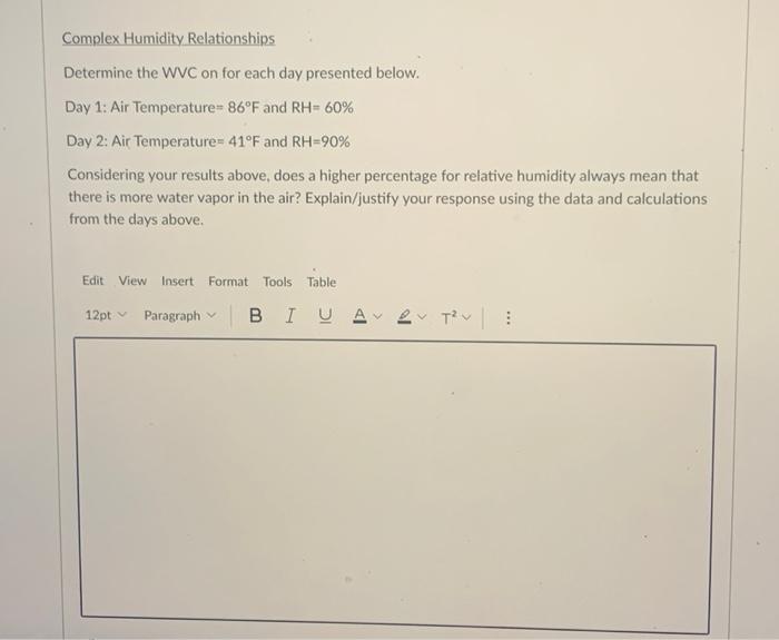 Solved Understanding Dew Point Temperature If a parcel of | Chegg.com