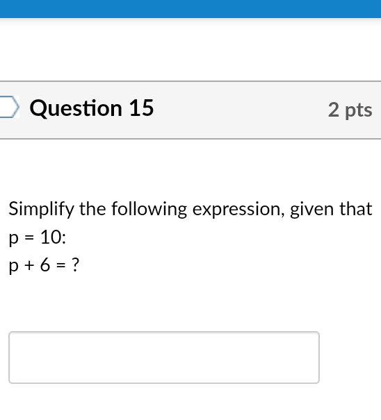 Solved Question 15 2 pts Simplify the following expression, | Chegg.com