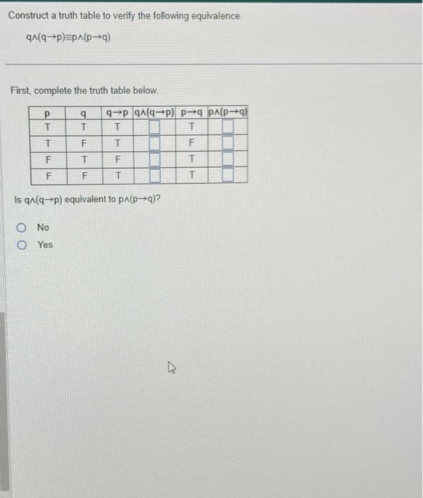 Solved Construct a truth table to verify the following | Chegg.com