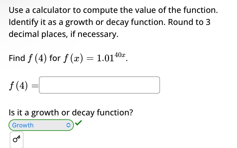 Solved Use a calculator to compute the value of the | Chegg.com