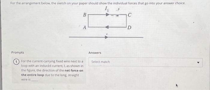 Solved (1) For the current-carrying fixed wire next to a | Chegg.com