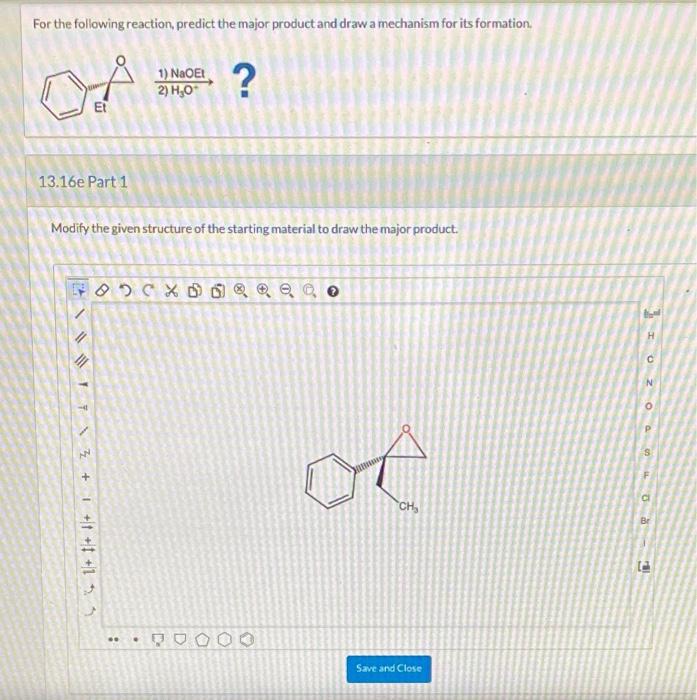 Solved For the following reaction, predict the major product | Chegg.com