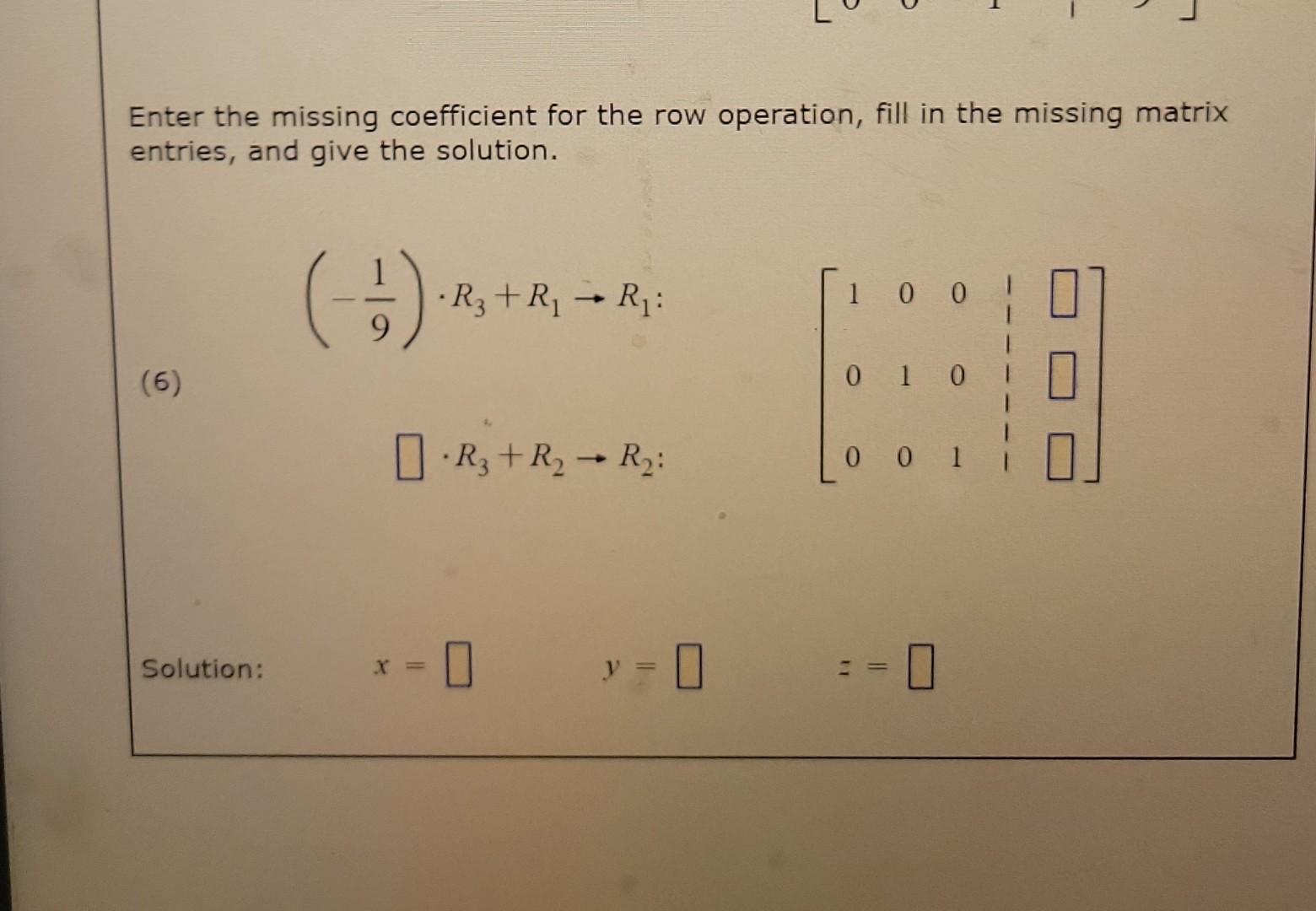 Solved Here is the augmented matrix: ⎣⎡3−35−2−1010223−1138⎦⎤ | Chegg.com
