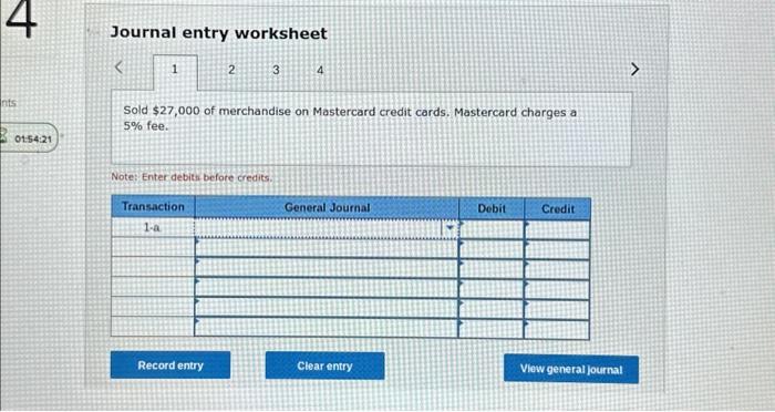 Solved Prepare journal entries for the following credit card | Chegg.com