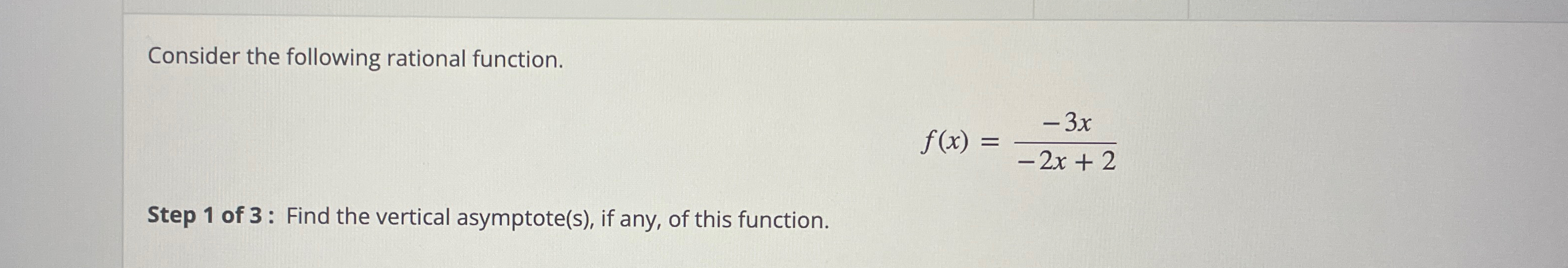 Solved Consider the following rational | Chegg.com