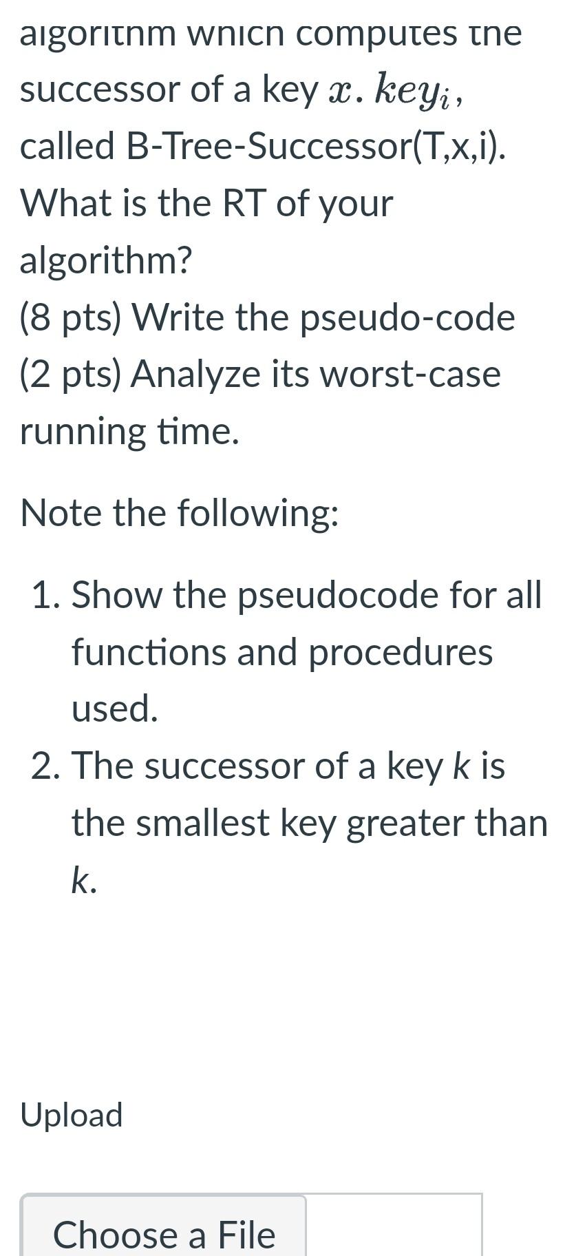 Solved Consider a B-tree T which has the minimum degree t. | Chegg.com