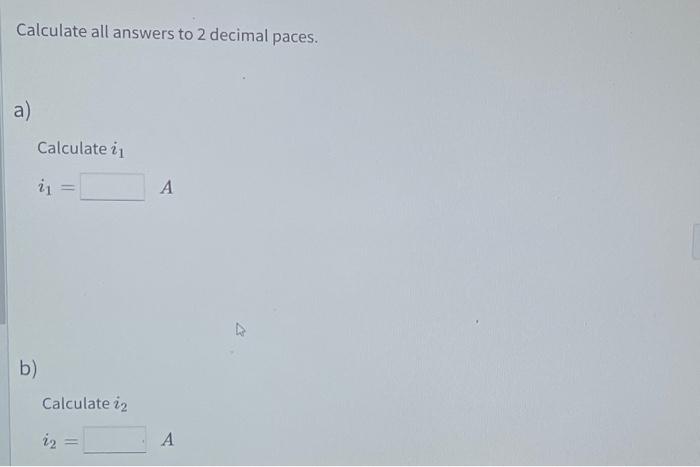 Solved Considering the DC network below R1 16V 50 i₁ VR2 R2 | Chegg.com