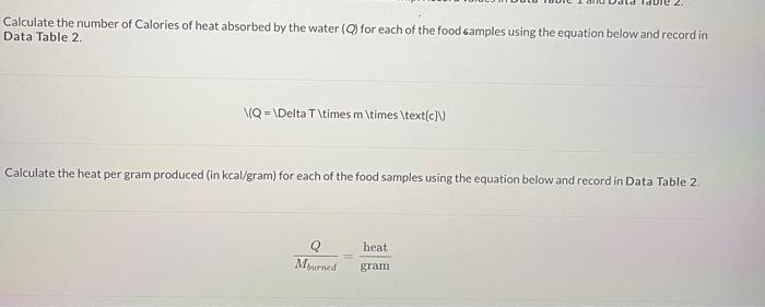 Calculate Energy Released Energy Released Per Gram