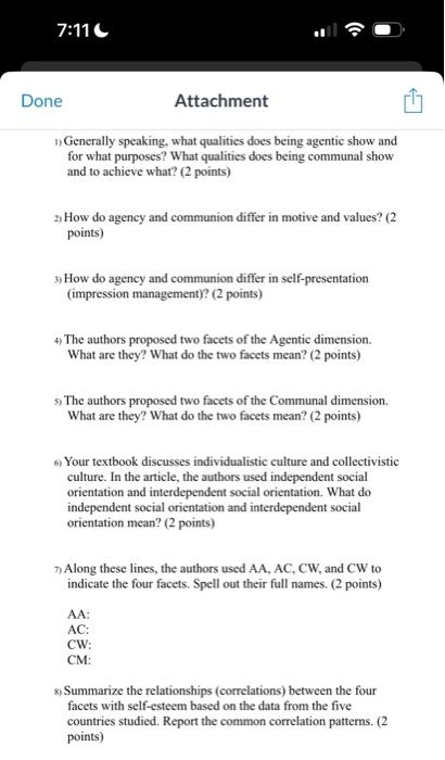 Solved Attachment Statement or Question Highlight Your | Chegg.com