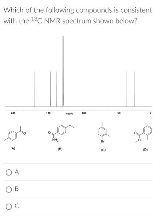 Solved Which of the following compounds is consistent with | Chegg.com