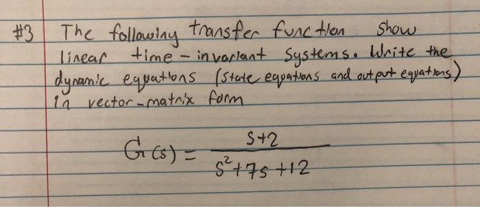 Solved #31 The following transfer function show linear time | Chegg.com