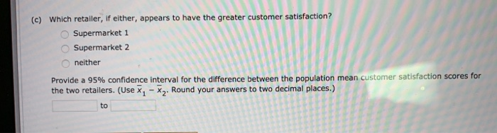 Solved A Consumer Product Testing Organization Uses A Survey