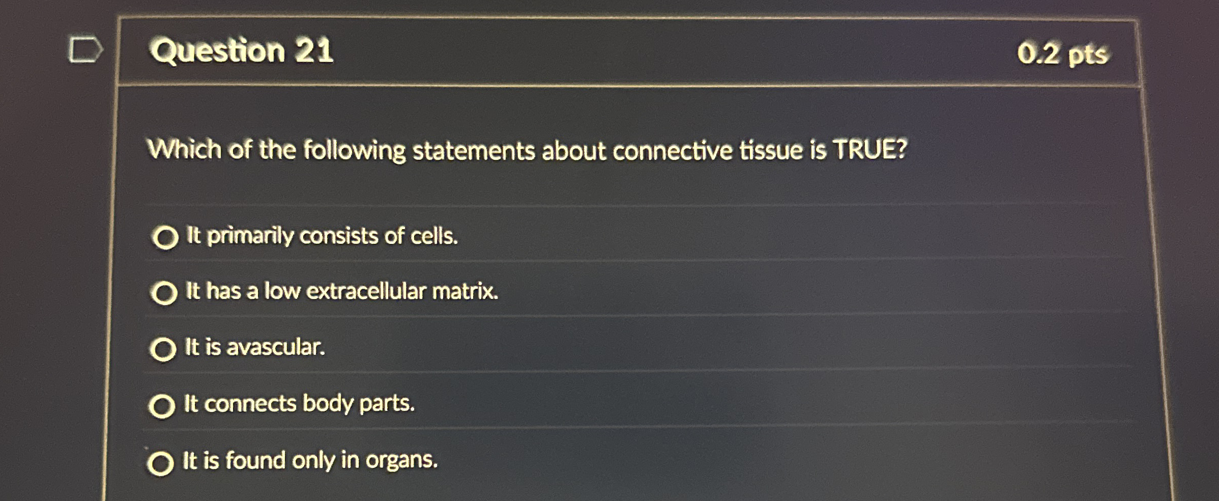 Solved Question 210.2 ﻿ptsWhich of the following statements | Chegg.com