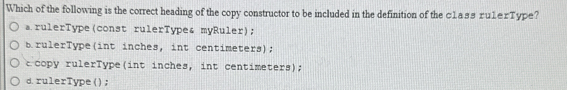 Solved Which of the following is the correct heading of the | Chegg.com