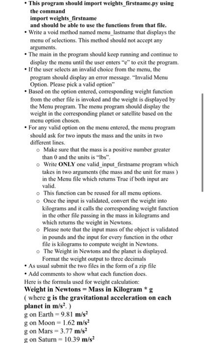 Solved Assignment 7 Question 1 ( 100 points) Menu Program | Chegg.com