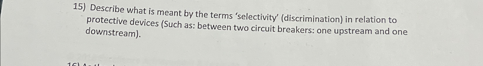Solved Describe what is meant by the terms 'selectivity' | Chegg.com