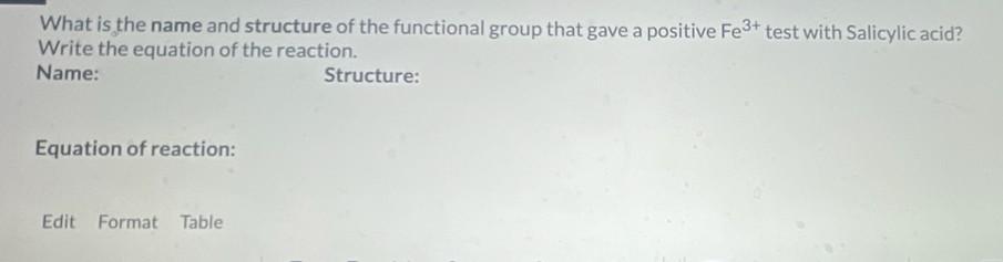 Solved What is the name and structure of the functional | Chegg.com