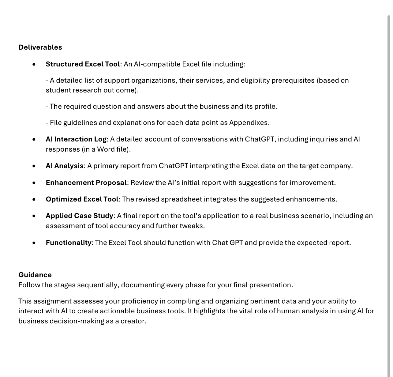 Solved Assignment Title: Development of an Al-Enhanced | Chegg.com