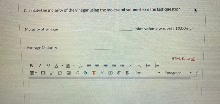 Solved Fill in the following table. Standardizing NaOH with | Chegg.com