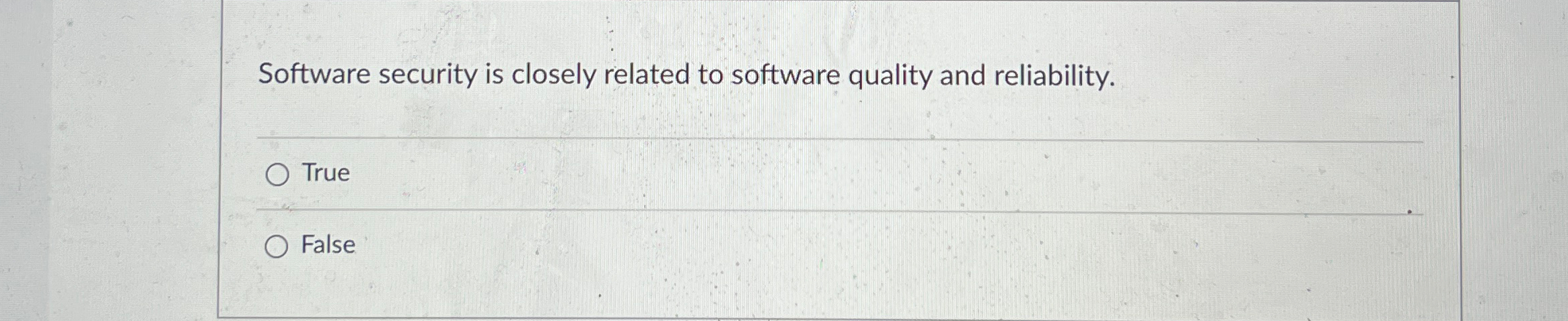 Solved Software security is closely related to software | Chegg.com