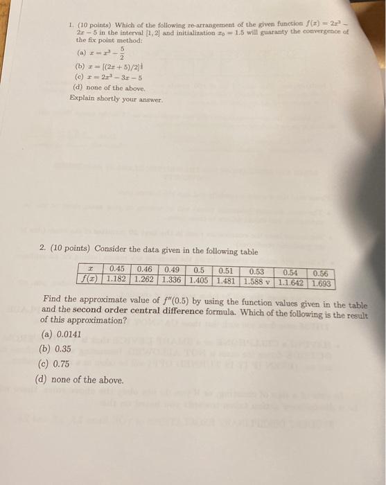 Solved 7. (15 points) Use Scaled Power method with initial | Chegg.com