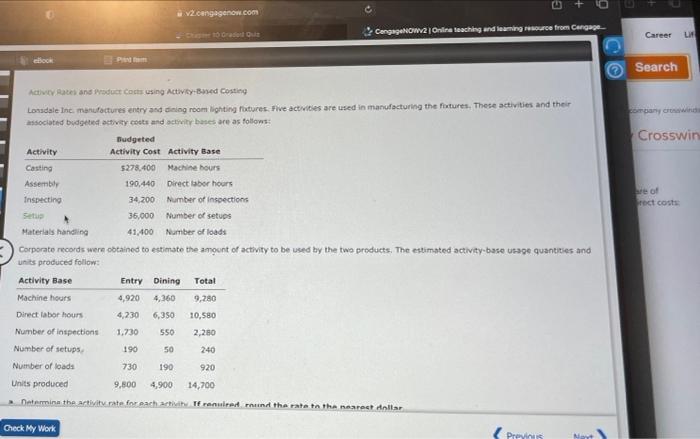 Solved 0 v2.cengagenow.com CengageNOWv2 | Online teaching | Chegg.com