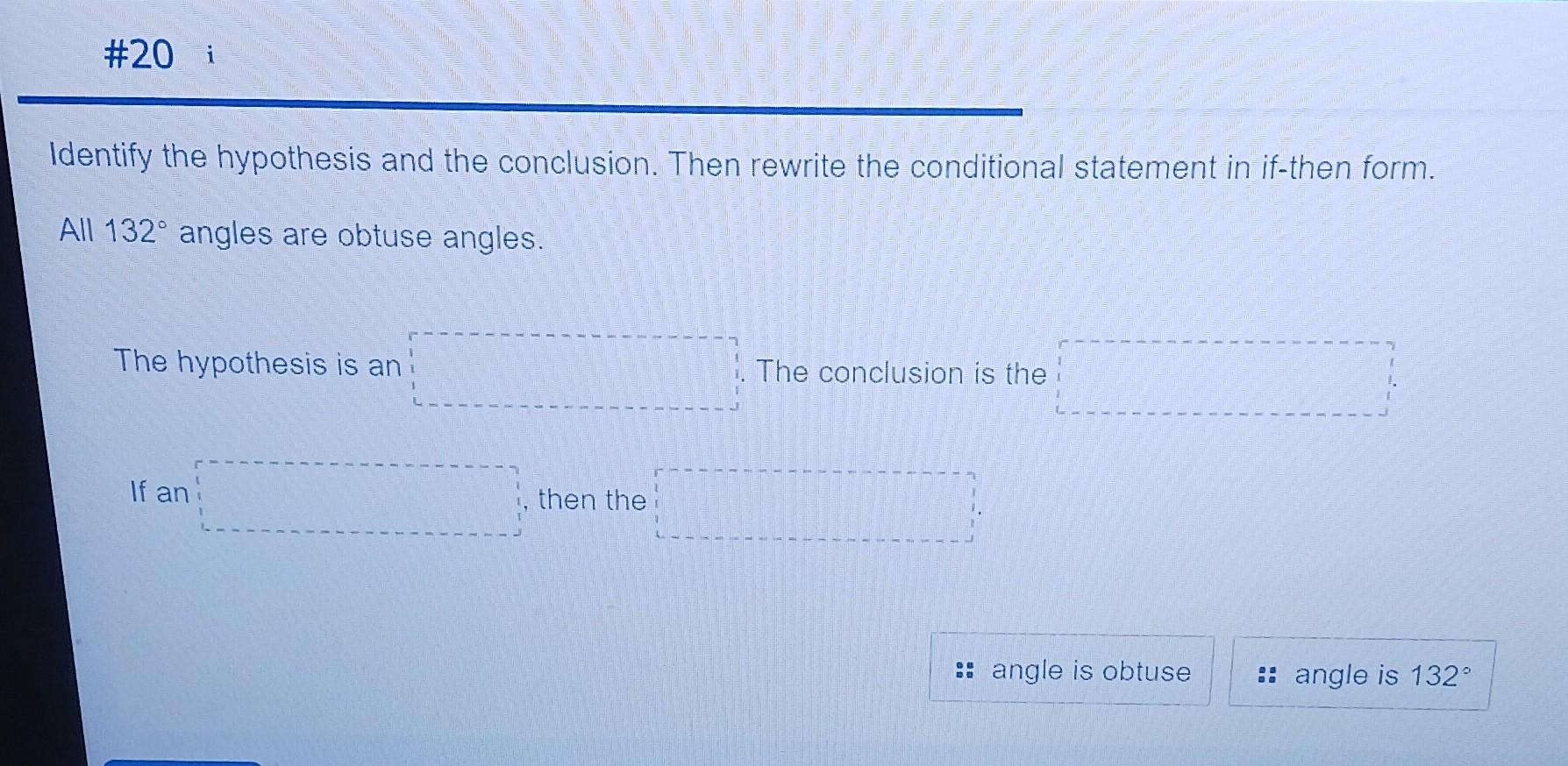Solved Identify the hypothesis and the conclusion. Then | Chegg.com