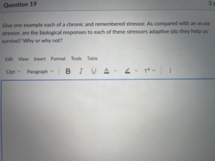 Solved Give one example each of a chronic and remembered | Chegg.com