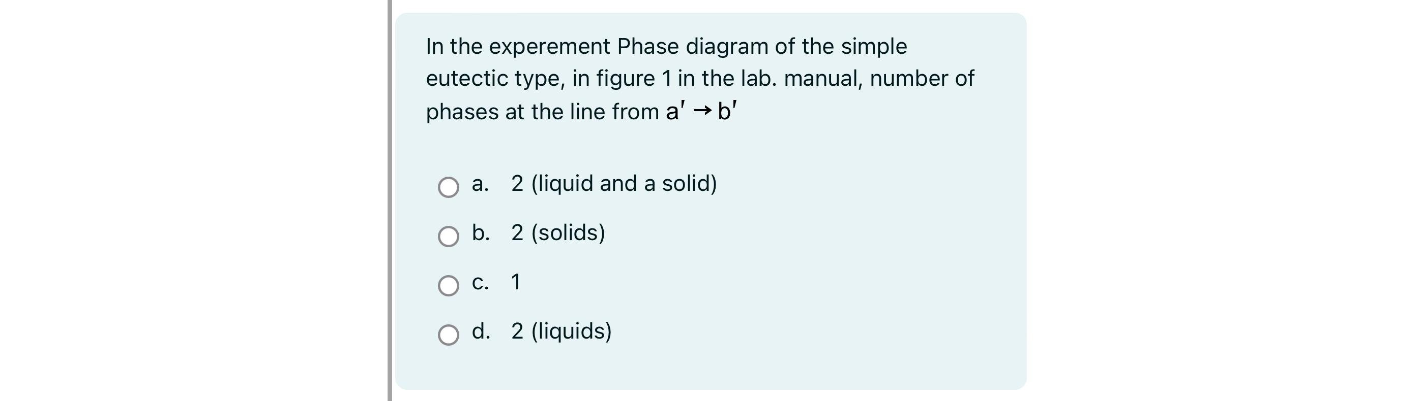 In the experement Phase diagram of the simple | Chegg.com