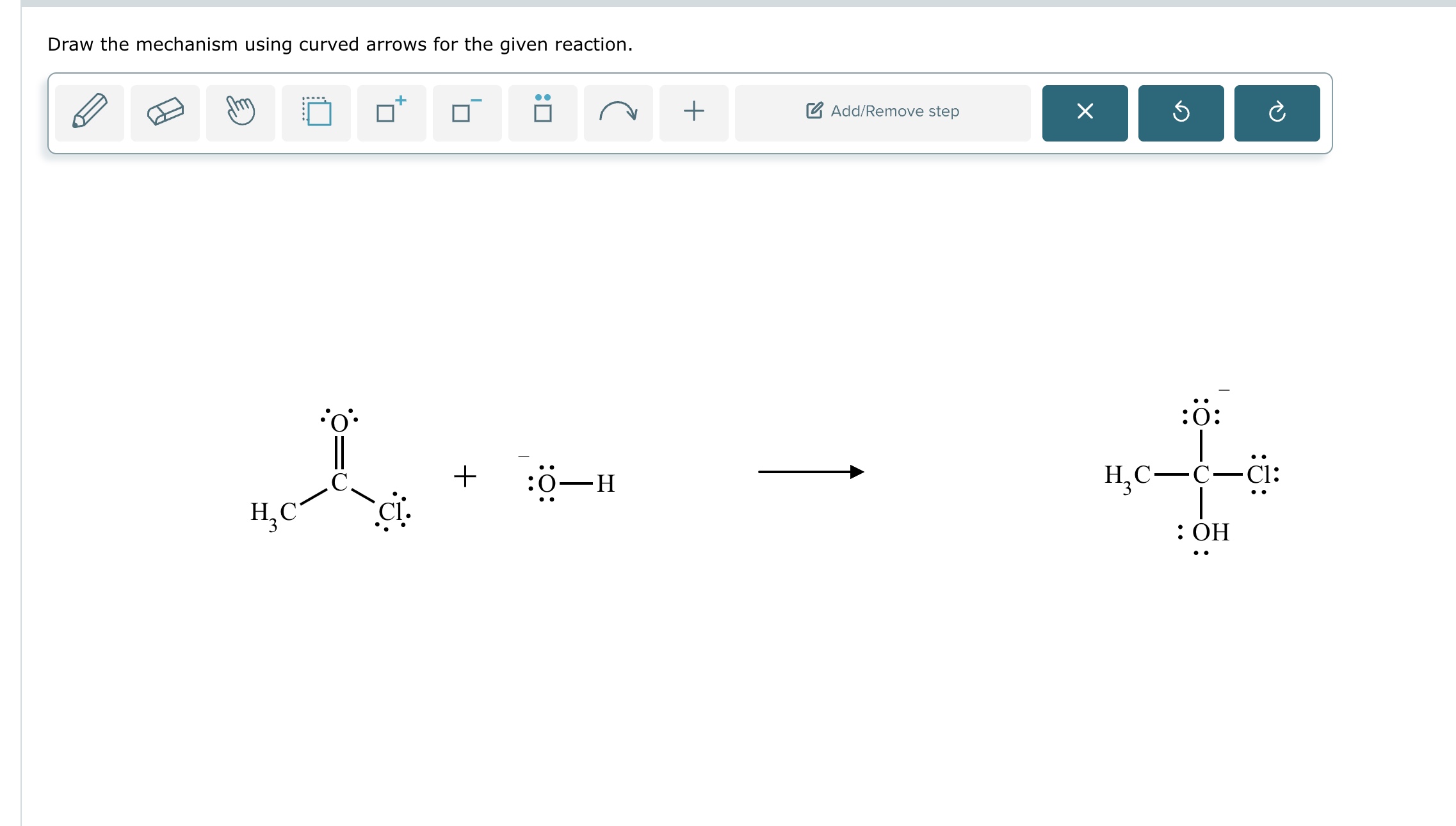 Draw the mechanism using curved arrows for the given | Chegg.com