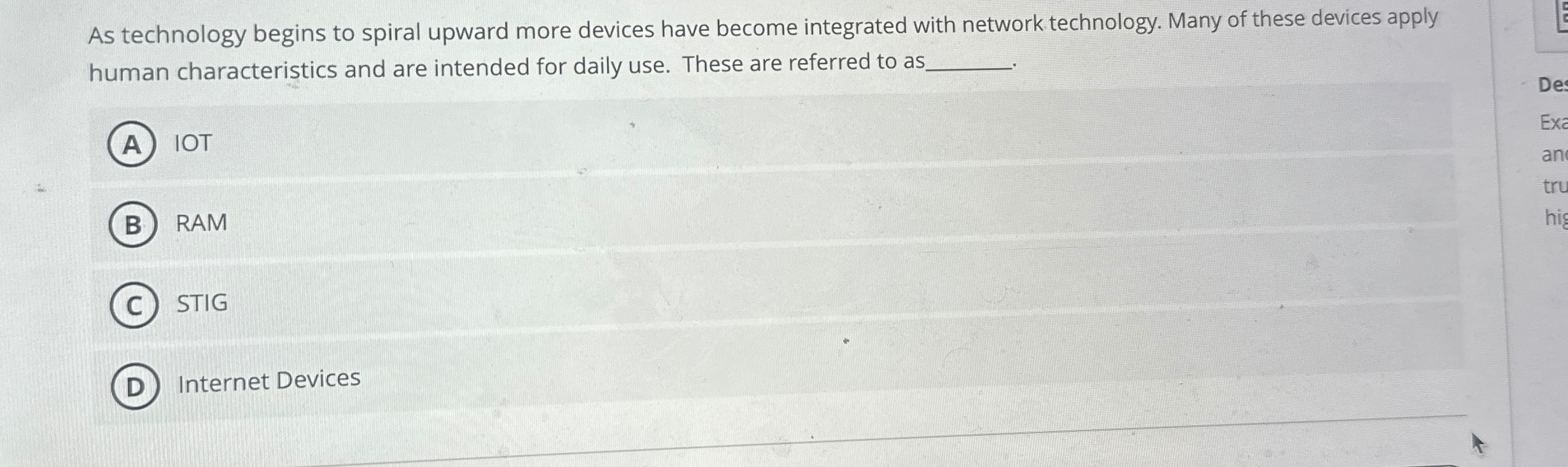 Solved As technology begins to spiral upward more devices | Chegg.com