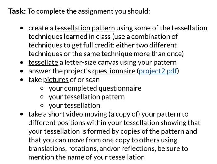 ask: To complete the assignment you should: - create | Chegg.com