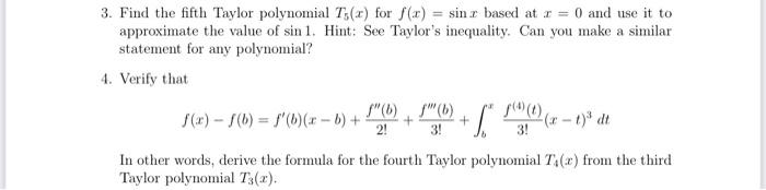 Solved 1. Find a formula for the nth derivative of each | Chegg.com