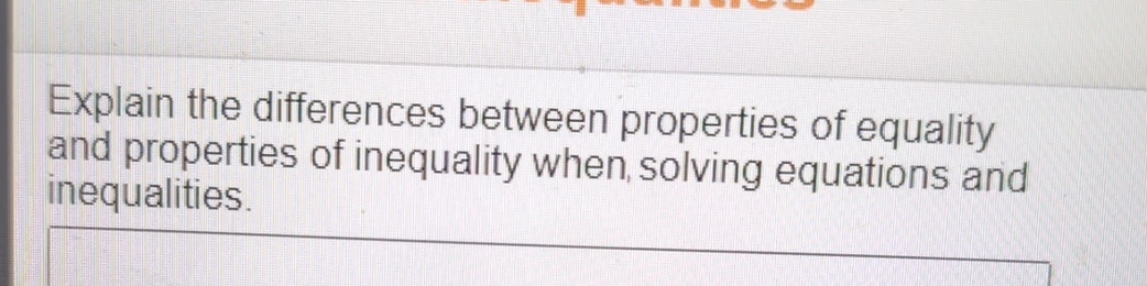 Solved Explain the differences between properties of | Chegg.com
