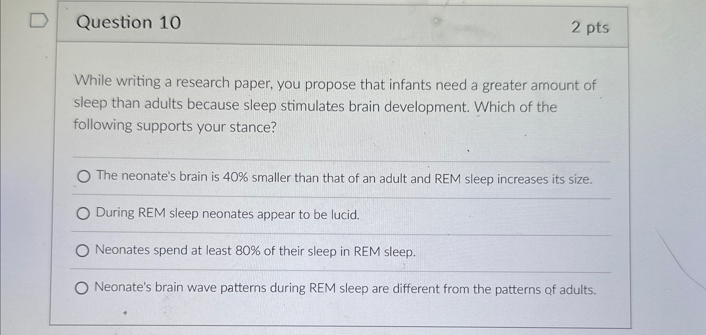Solved Question 10 2 ﻿pts While writing a research paper, | Chegg.com