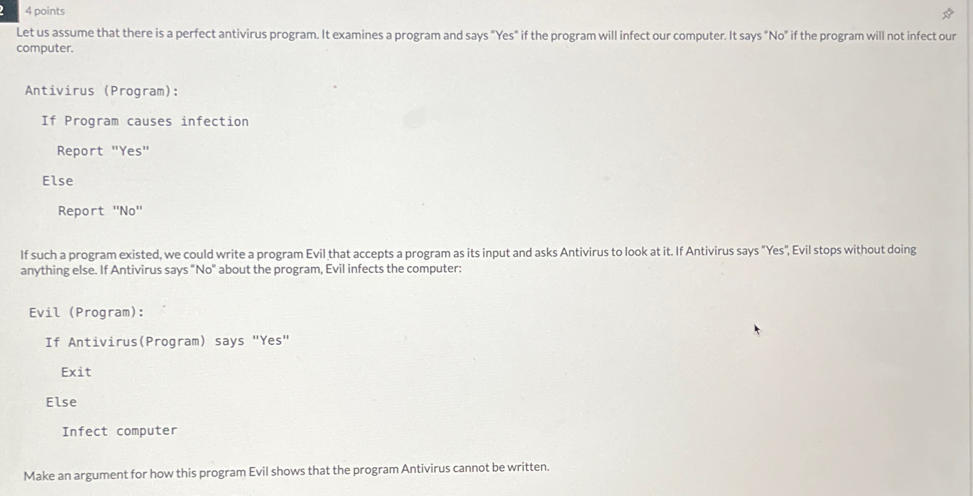 Solved Let us assume that there is a perfect antivirus | Chegg.com