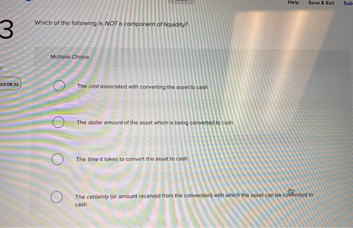 Solved Help Save & Exit Sub Which of the following is NOT a | Chegg.com