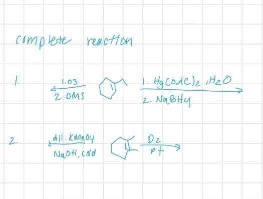 Solved complete reaction | Chegg.com